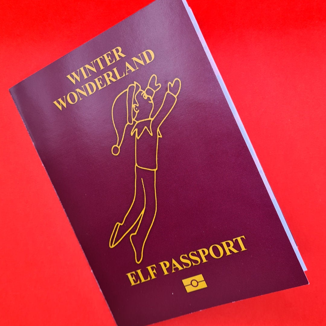 Christmas Elf Passport | Teddy Bear Passports